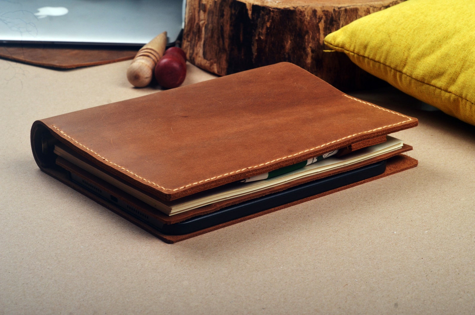 IPad Mini Leather Binder Cover Case With A5 Notepad,ipad Mini Leather ...
