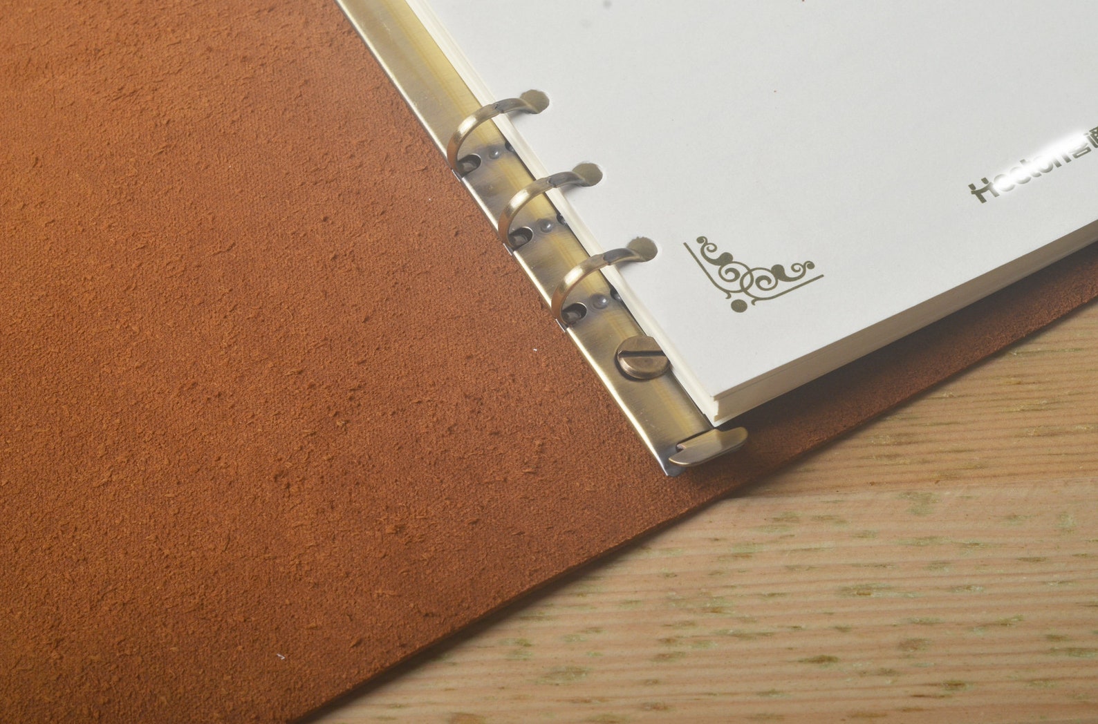 Leather A5 Binder Covercrazy Horse Leather Personalized | Etsy