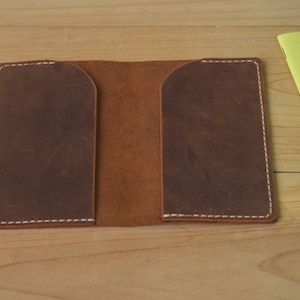 Leather Field Notes Cover,personalized Refillable 3.5"x5.5" Memo Book ...