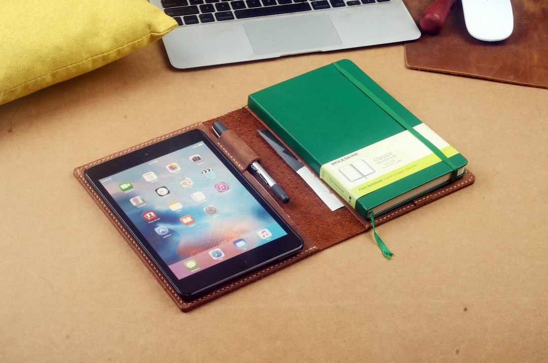 Personalized iPad Mini Leather A5 Moleskine Cover,moleskine Notebook ...