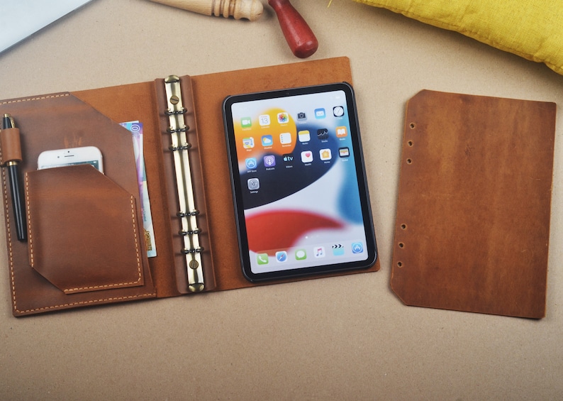 IPad Mini Leather Binder Cover Case With A5 Notepad,ipad Mini Leather ...