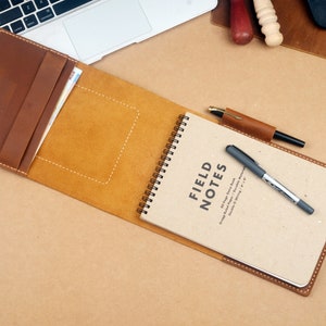 Leather Field Notes Steno Book Cover,personalized Steno Notebook ...
