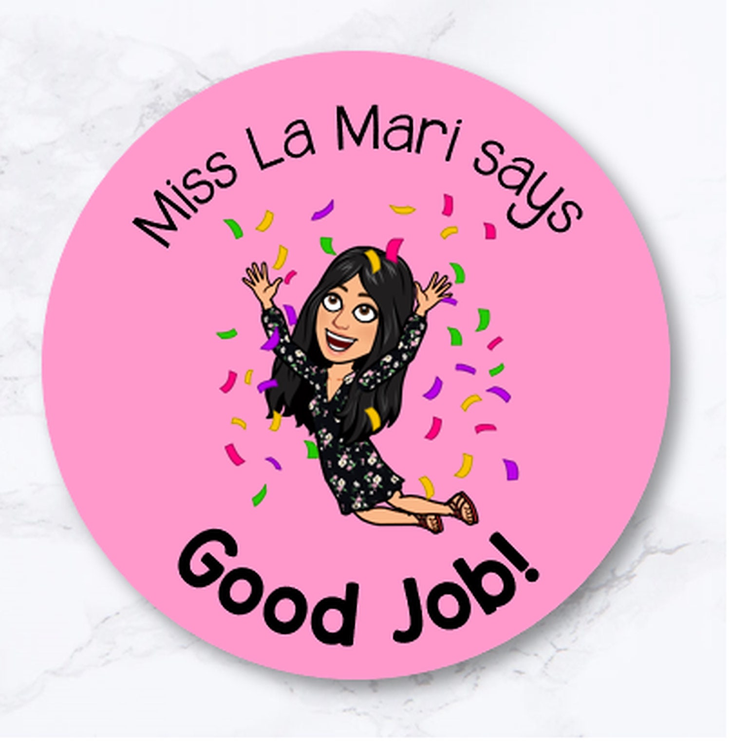 Personalized Bitmoji Teacher Stickers | Etsy