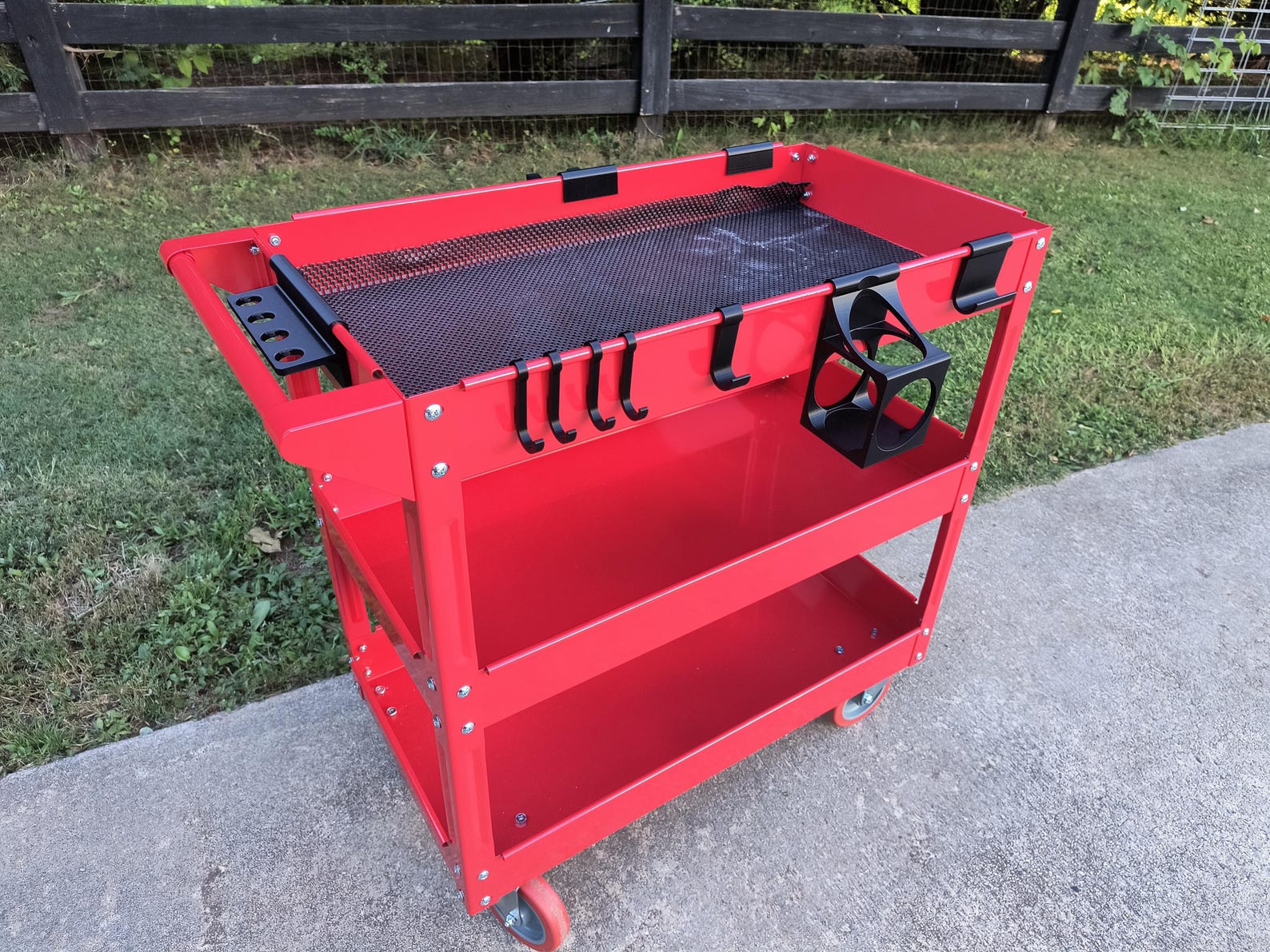 Hooks and Holders Combo for Harbor Freight Service Cart for Car ...
