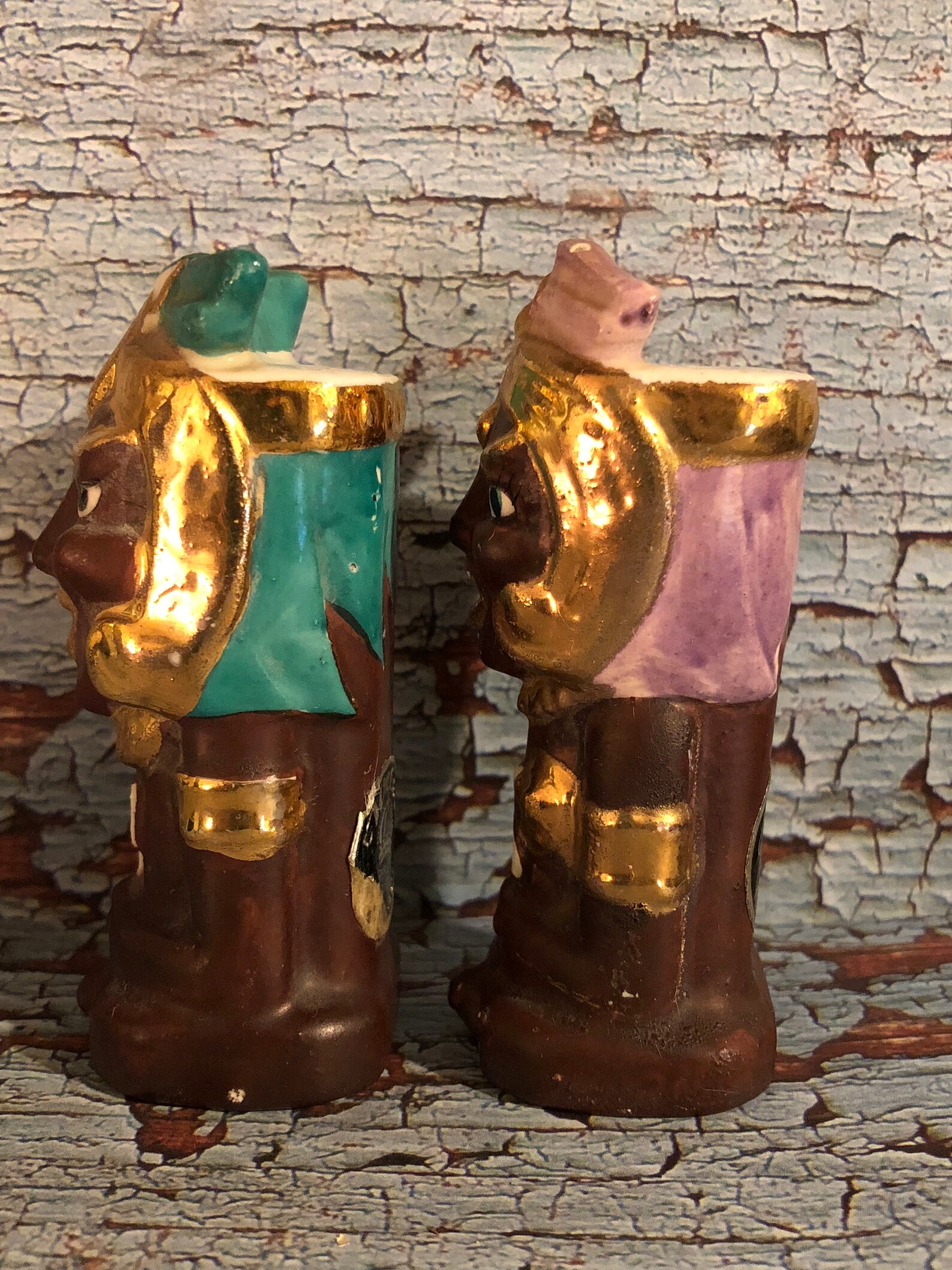 Vintage 1950s Native Egypt Cleopatra Salt Pepper Shakers - Etsy