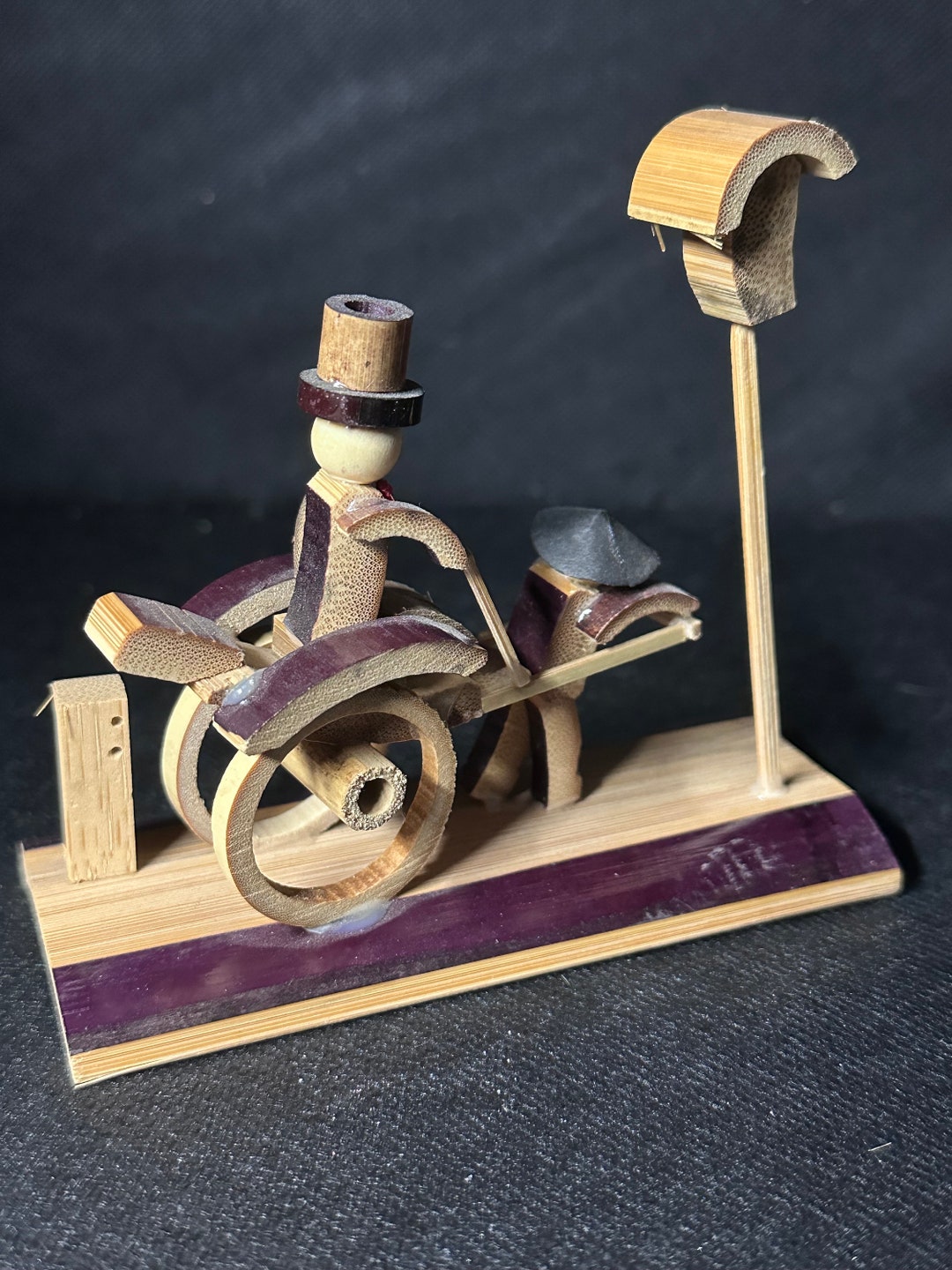 Vintage Japanese Bamboo Rickshaw - Etsy