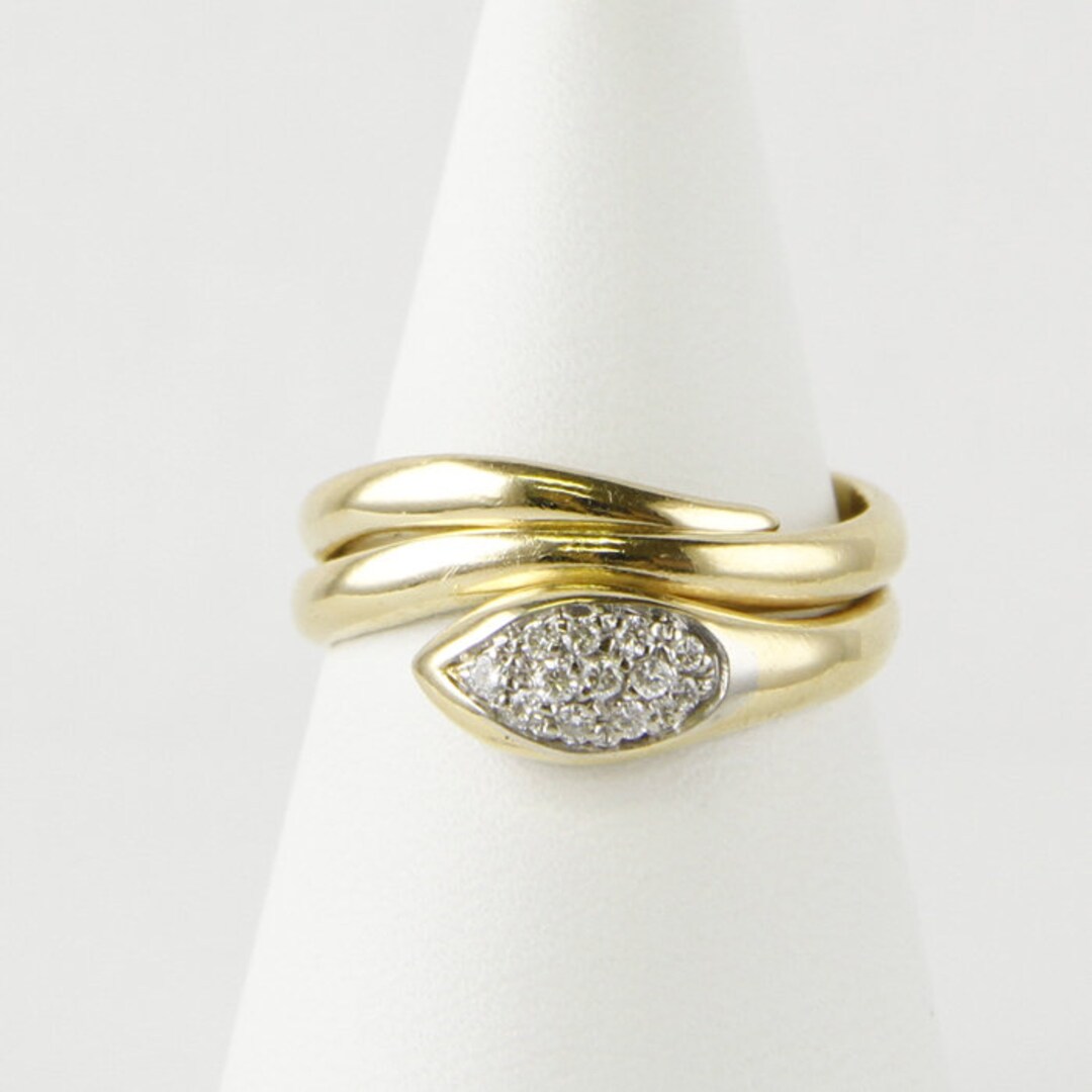 Iconic Ladies Ring 18kt Gold With Diamonds - Etsy