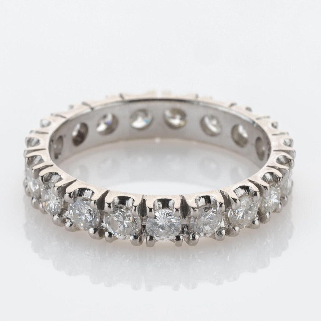 18k Gold Memoire Ring With Diamonds - Etsy