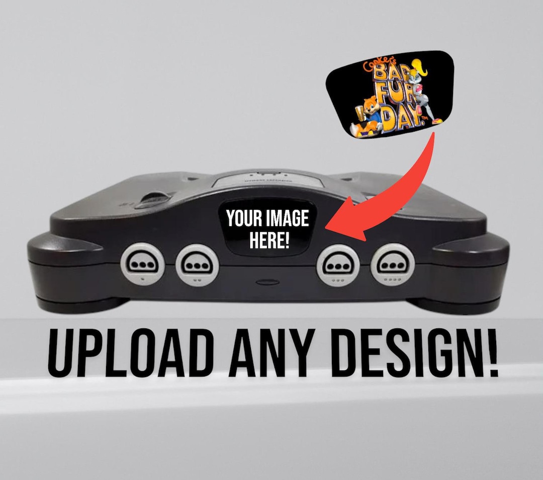 Skin Vinyl Sticker for Nintendo 64 N64 Console System Jewel Emblem ...