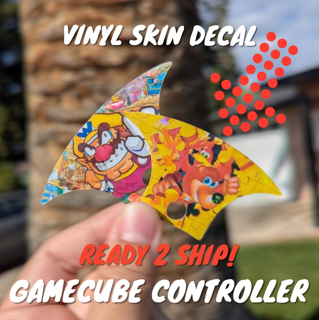 Nintendo Gamecube Controller Decal / Skin / Vinyl Center Piece - Etsy