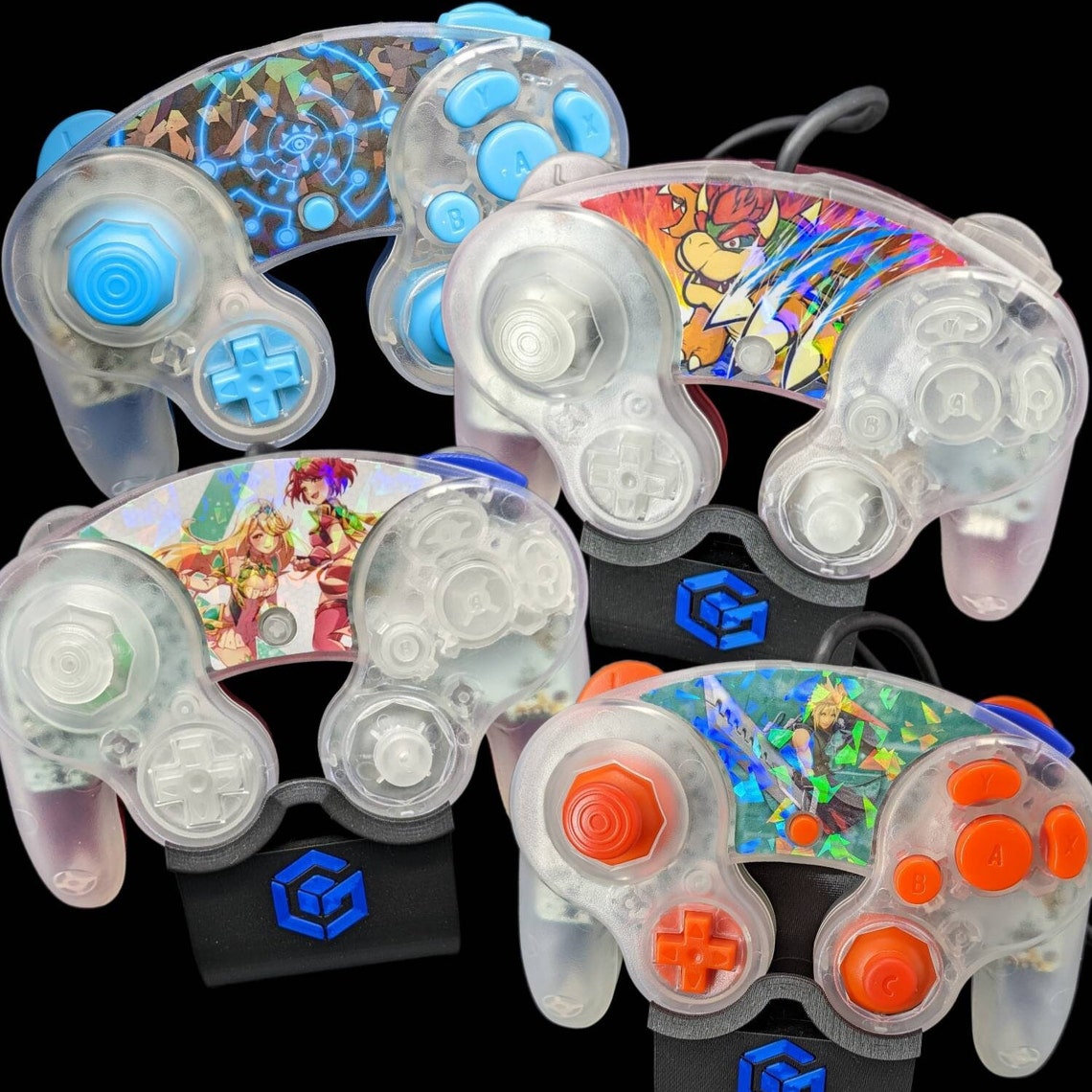Custom Oem Official Nintendo Gamecube Controller Clear Etsy