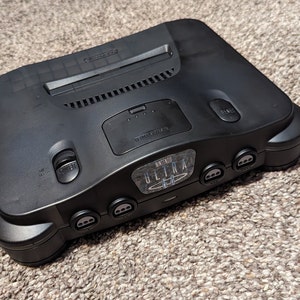 Custom Nintendo 64 Console System Only Clear Smoke Black - Etsy