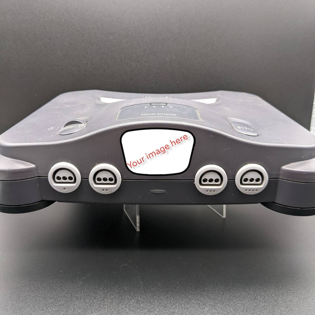 Nintendo 64 N64 Console System Jewel Emblem Skin Vinyl Sticker custom ...