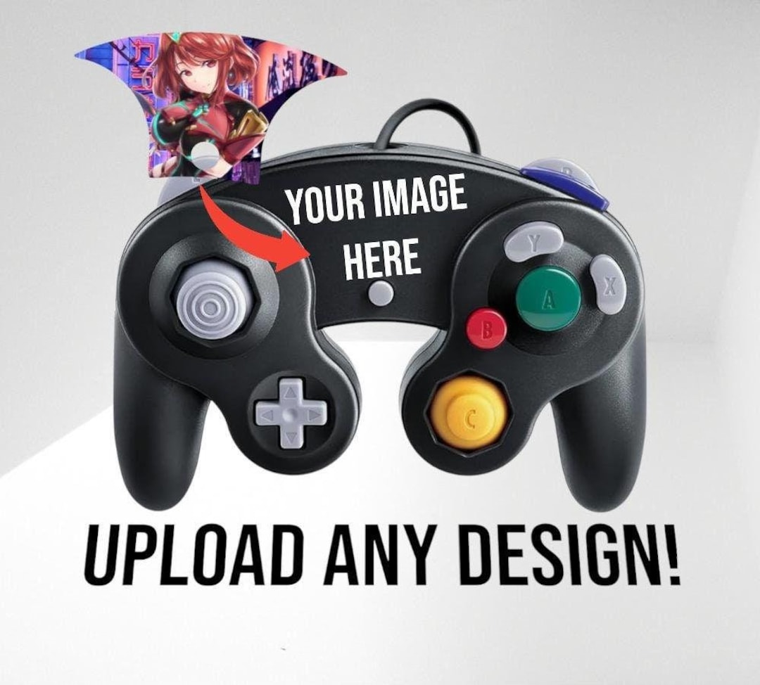 Nintendo Gamecube Controller Skin / Decal / Sticker - Custom Image - Etsy