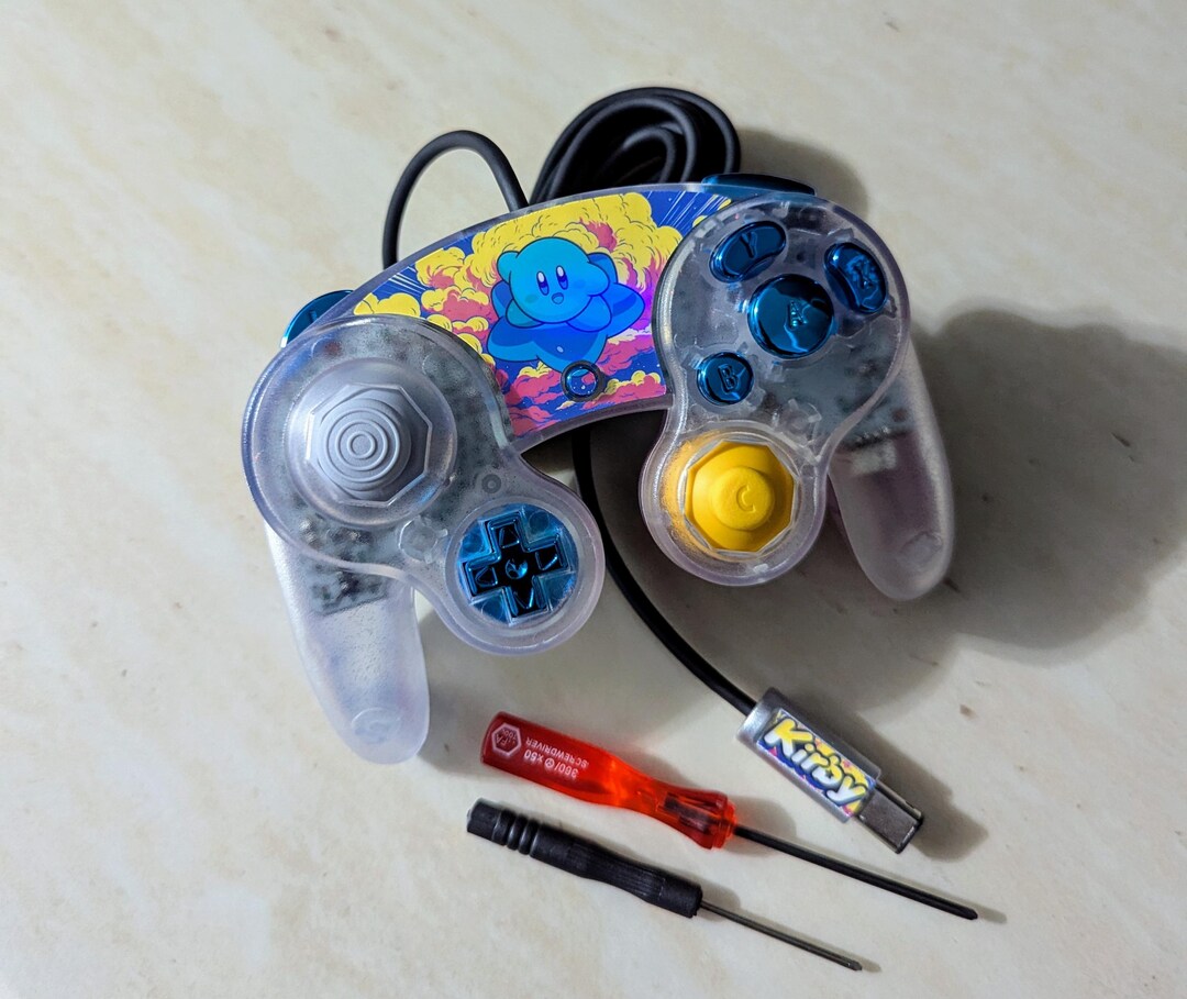 Custom OEM Gamecube Controller | Aesthetic Kirby | T3 W/tools - Etsy