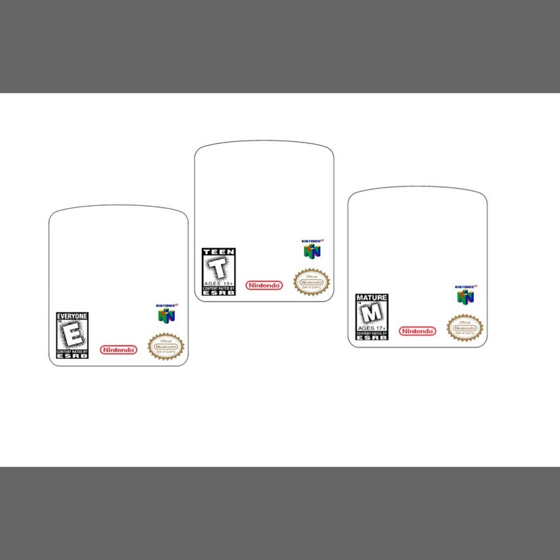 Custom Nintendo 64 Cartridge Label Replacement Custom Image - Etsy