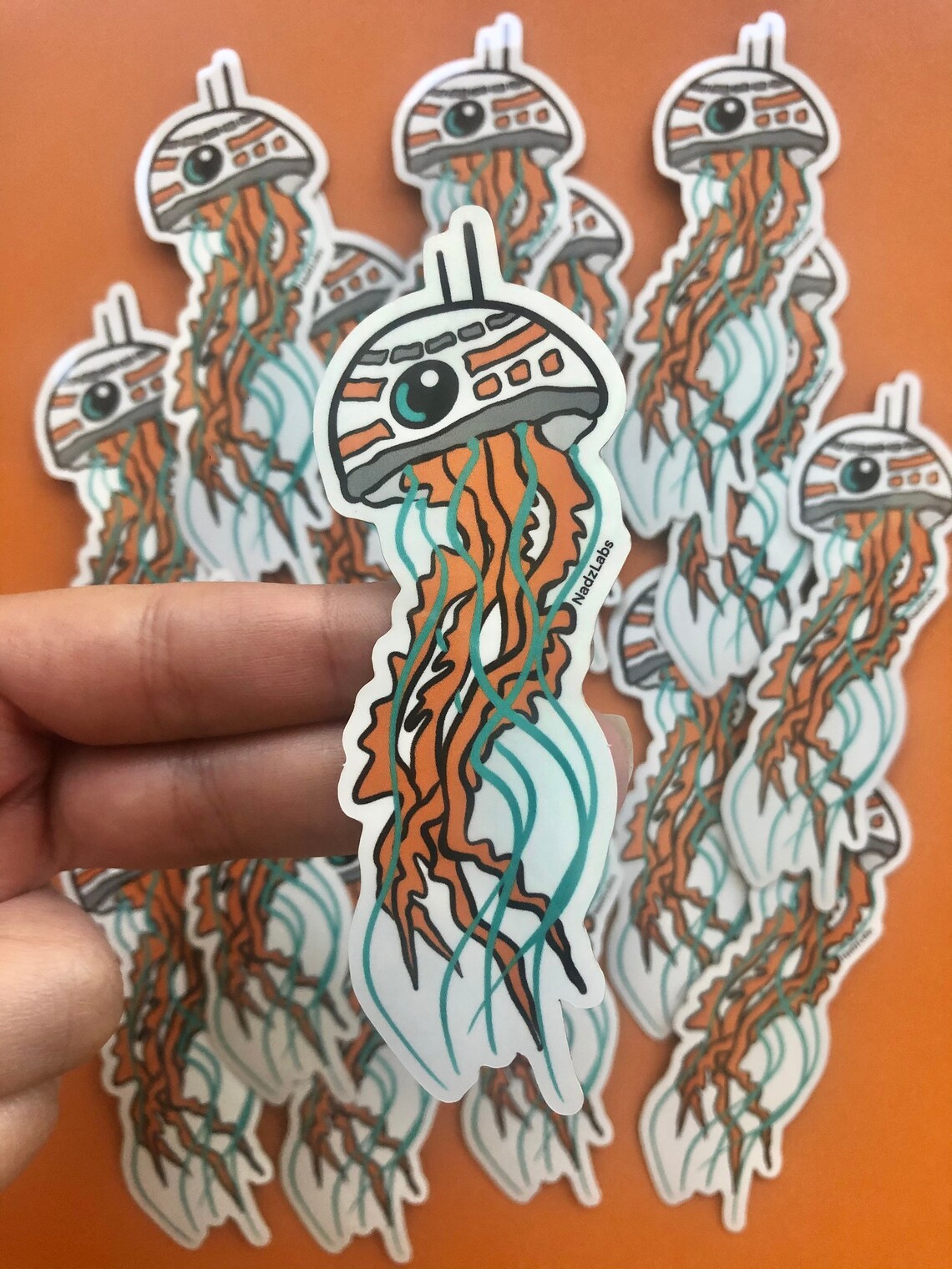 BB8 Qualle Sticker Vinyl Wasserfest - Etsy.de