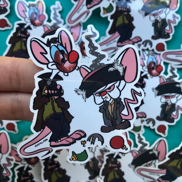 Pinky and the Brain Sticker - Etsy