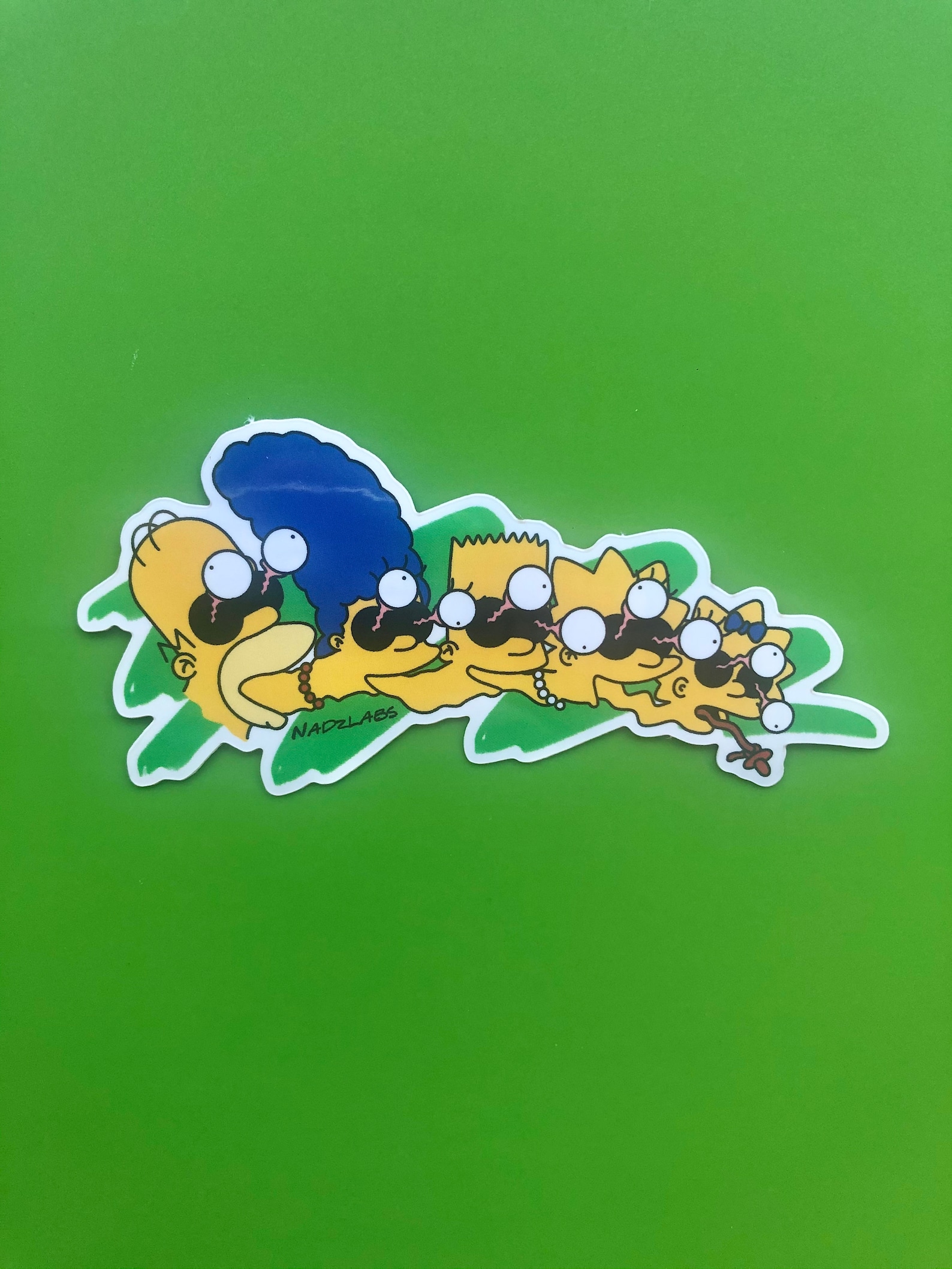 Simpsons Sticker vinyl Waterproof - Etsy