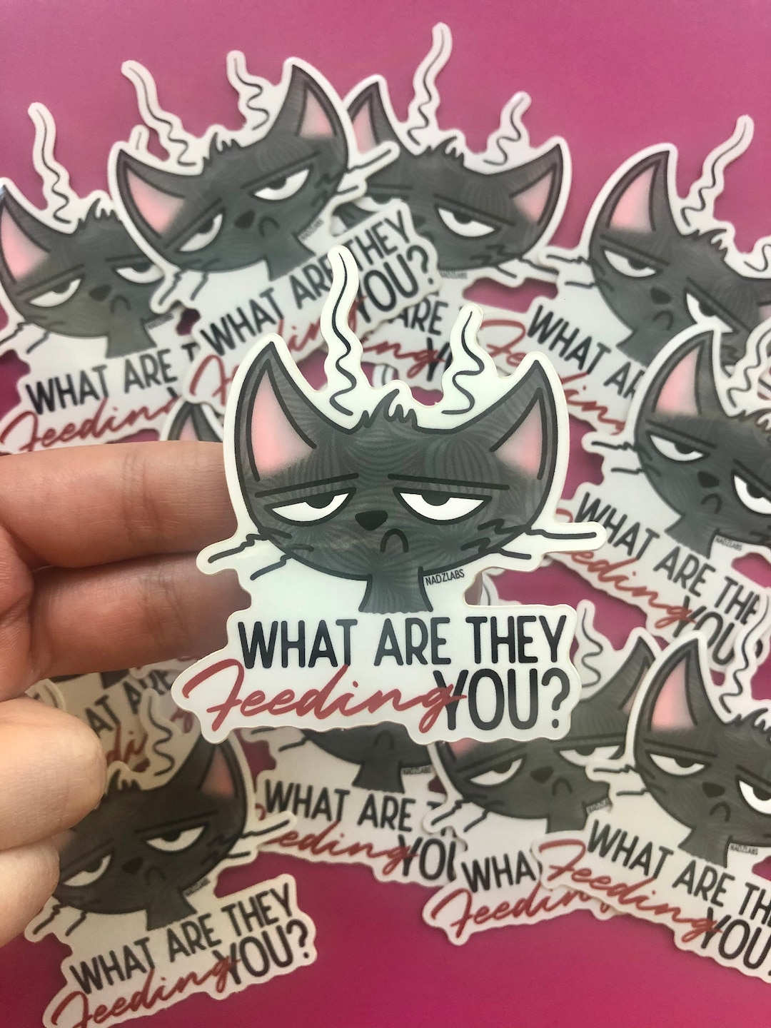 Smelly Cat Sticker vinyl Waterproof - Etsy