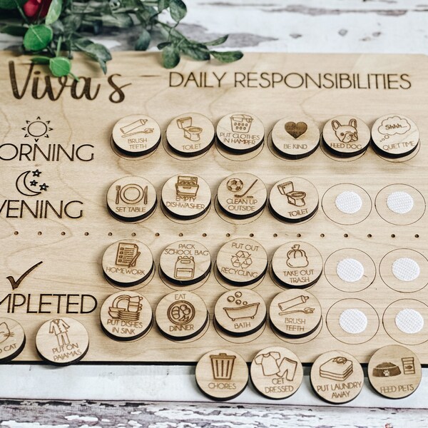 Chore Board - Etsy