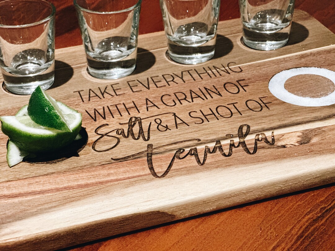 Tequila Shot Board Tequila Board Tequila T Tequila Flight Board Shot Glass Tequila Tray