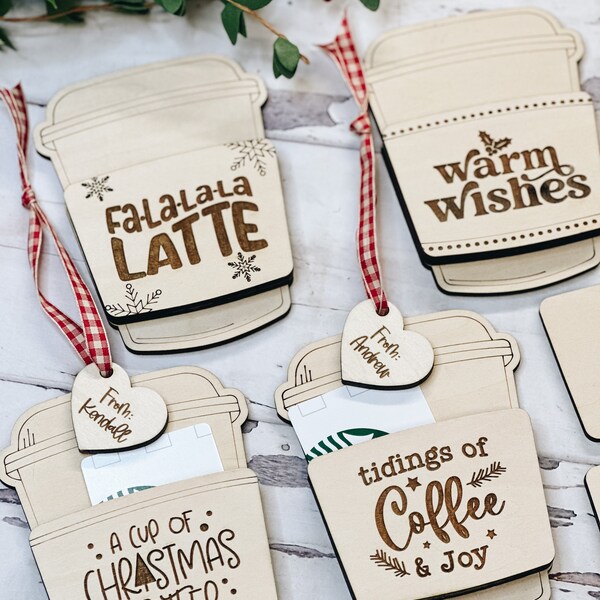 Coffee Gift Card Holder - 60+ Gift Ideas for 2024