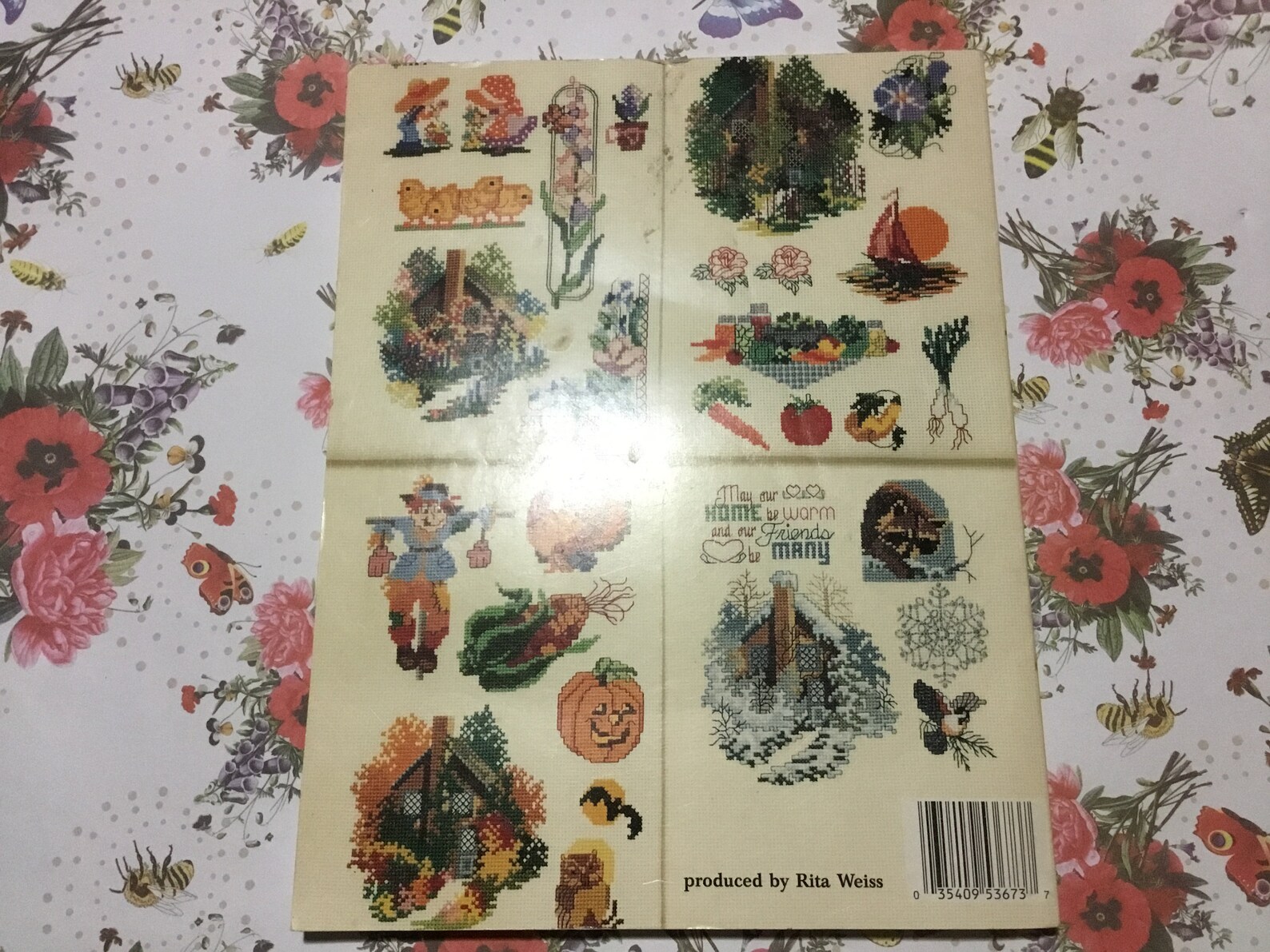 365 Designs by Sam Hawkins Cross Stitch Book 1994. A Pattern - Etsy