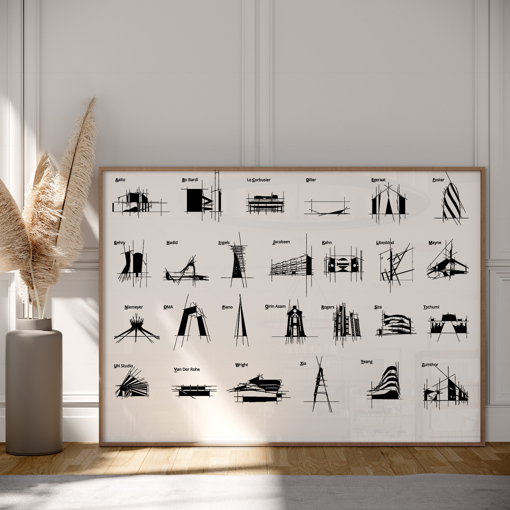Modern Architecture Poster: Urban Cityscape Art Print (digital Download ...