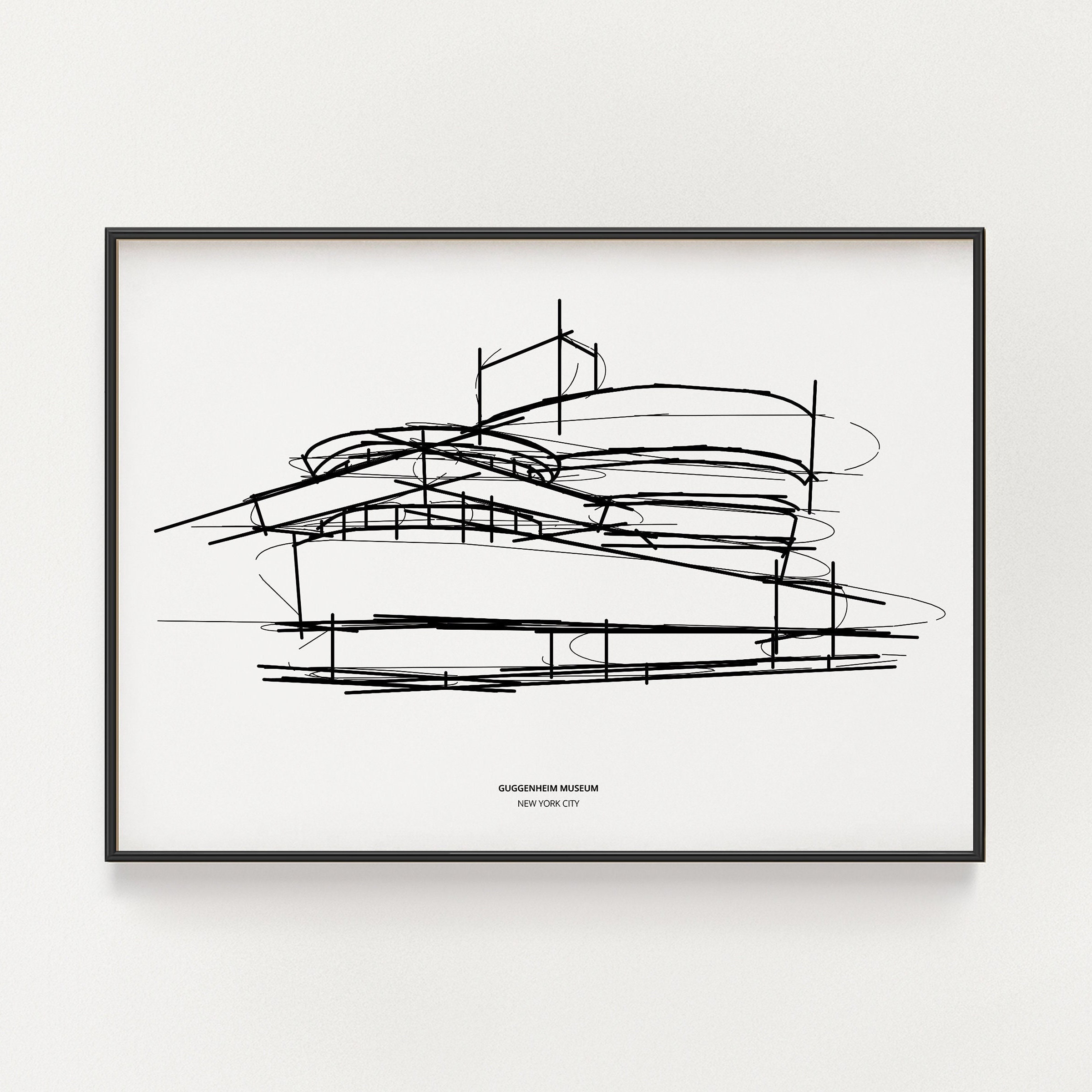 Guggenheim Museum Drawing