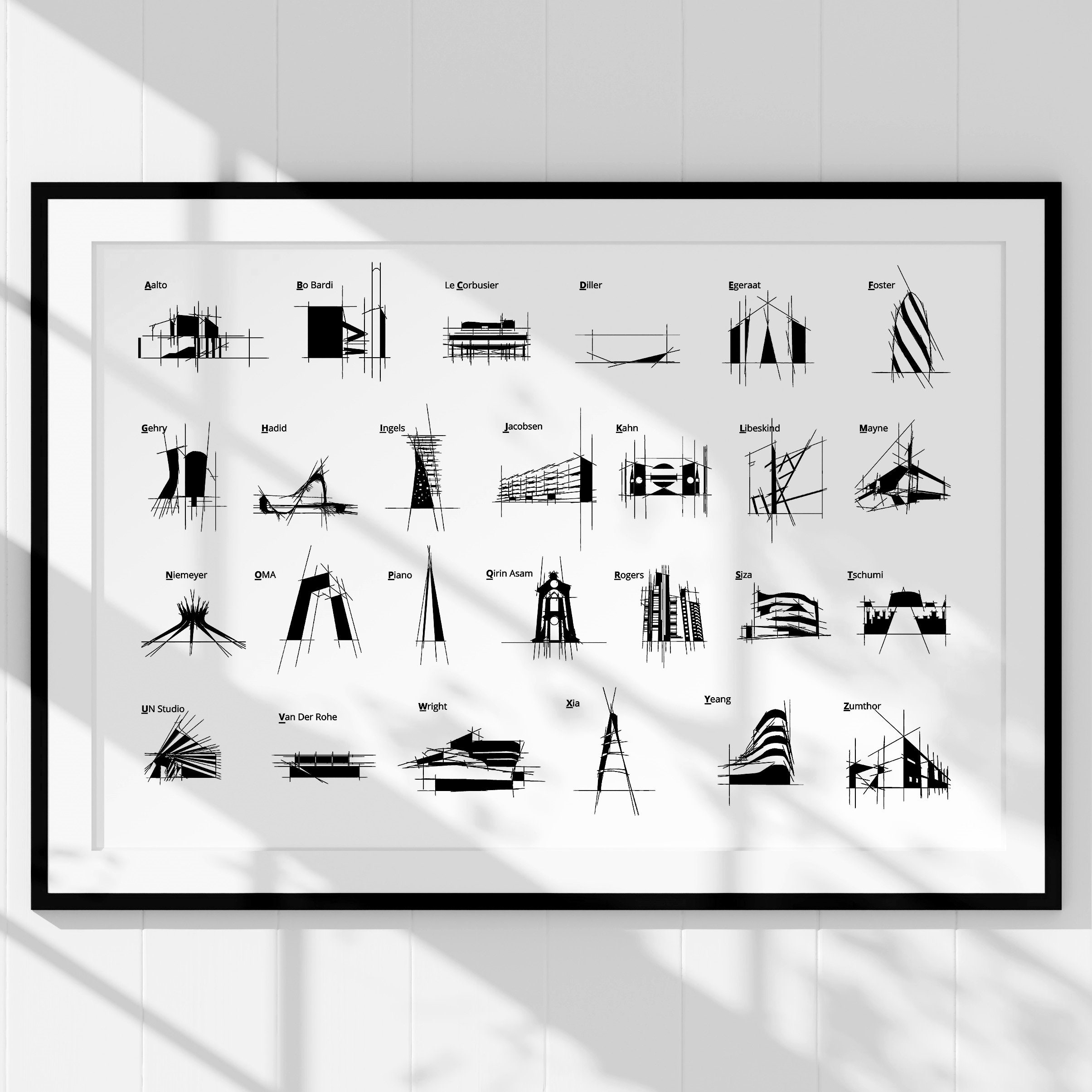 Modern Architecture Poster: Urban Cityscape Art Print (digital Download ...