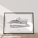Guggenheim Museum Sketch Minimalist Line Drawing Modern - Etsy