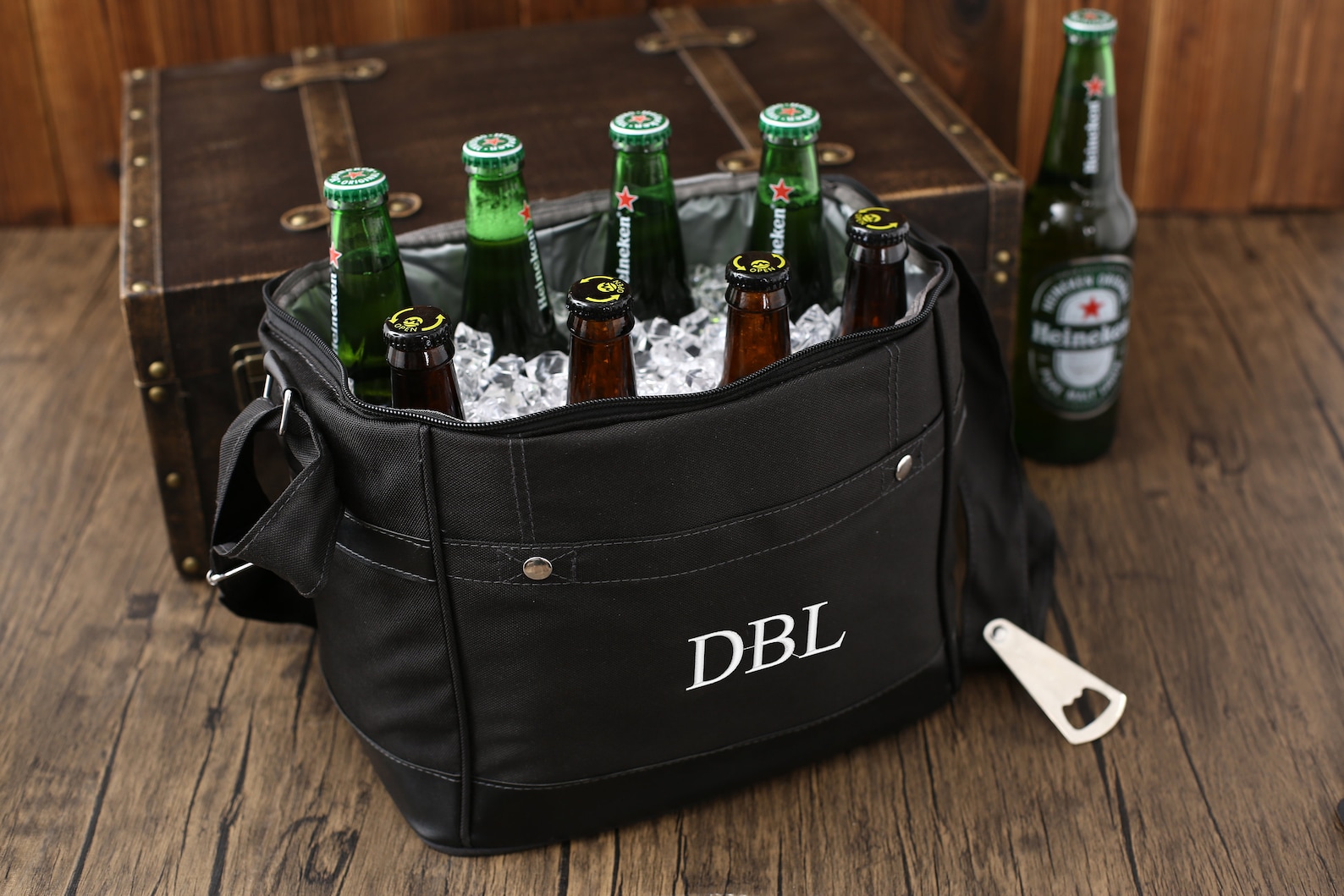 Personalized Embroidered Cooler Bag Groomsmen Gift Beer - Etsy