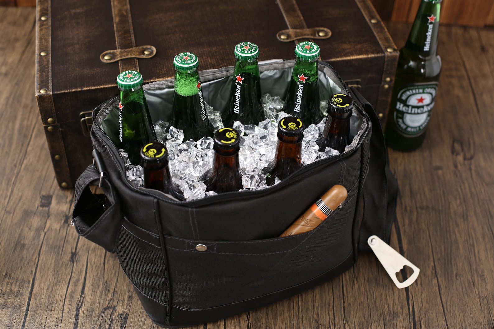 Personalized Embroidered Cooler Bag Groomsmen Gift Beer - Etsy