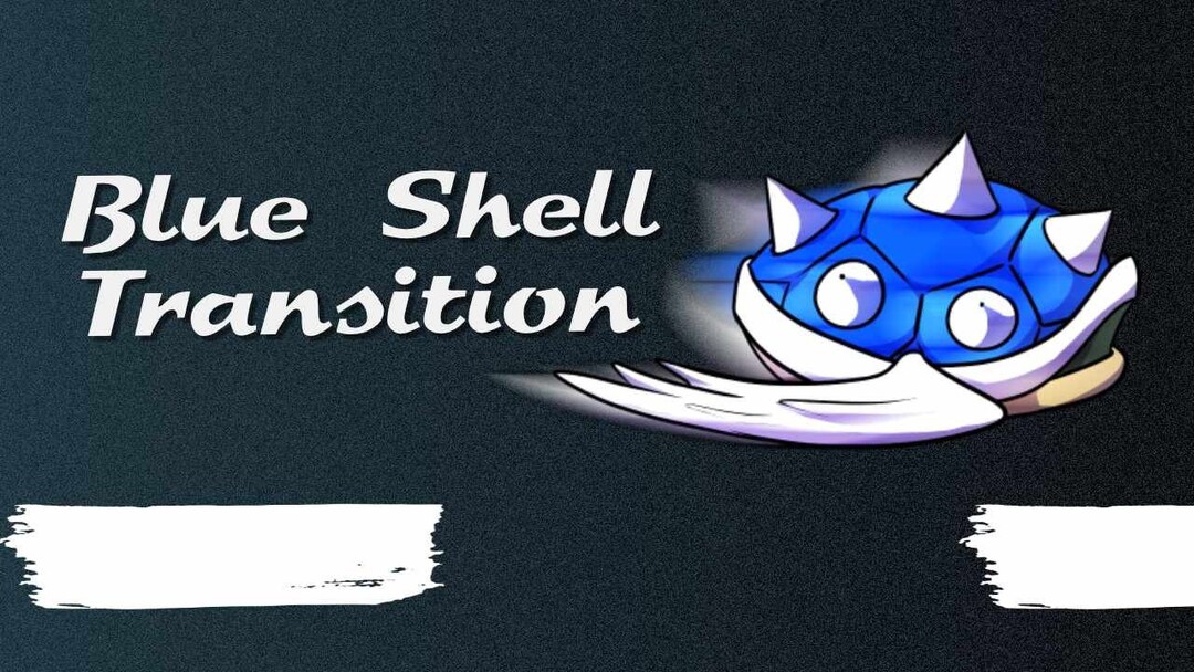Mario Kart Blue Shell OBS Transition - Etsy