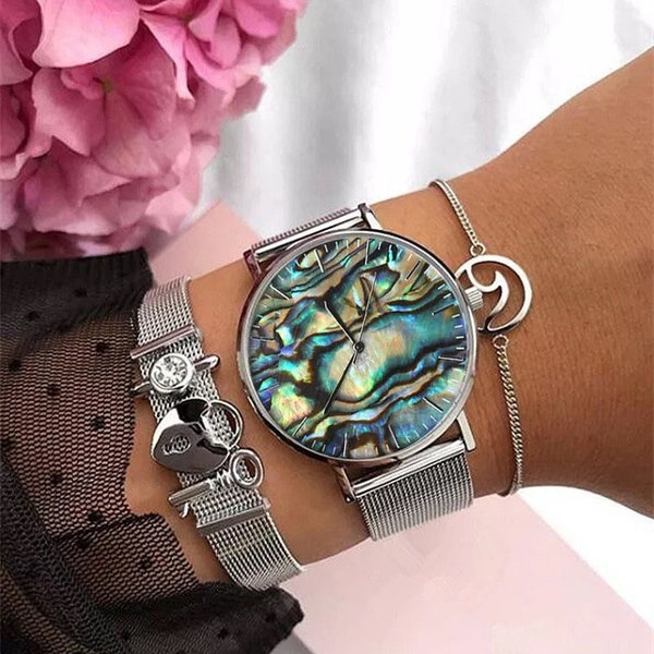 Mother of Pearl Watch Face - Etsy