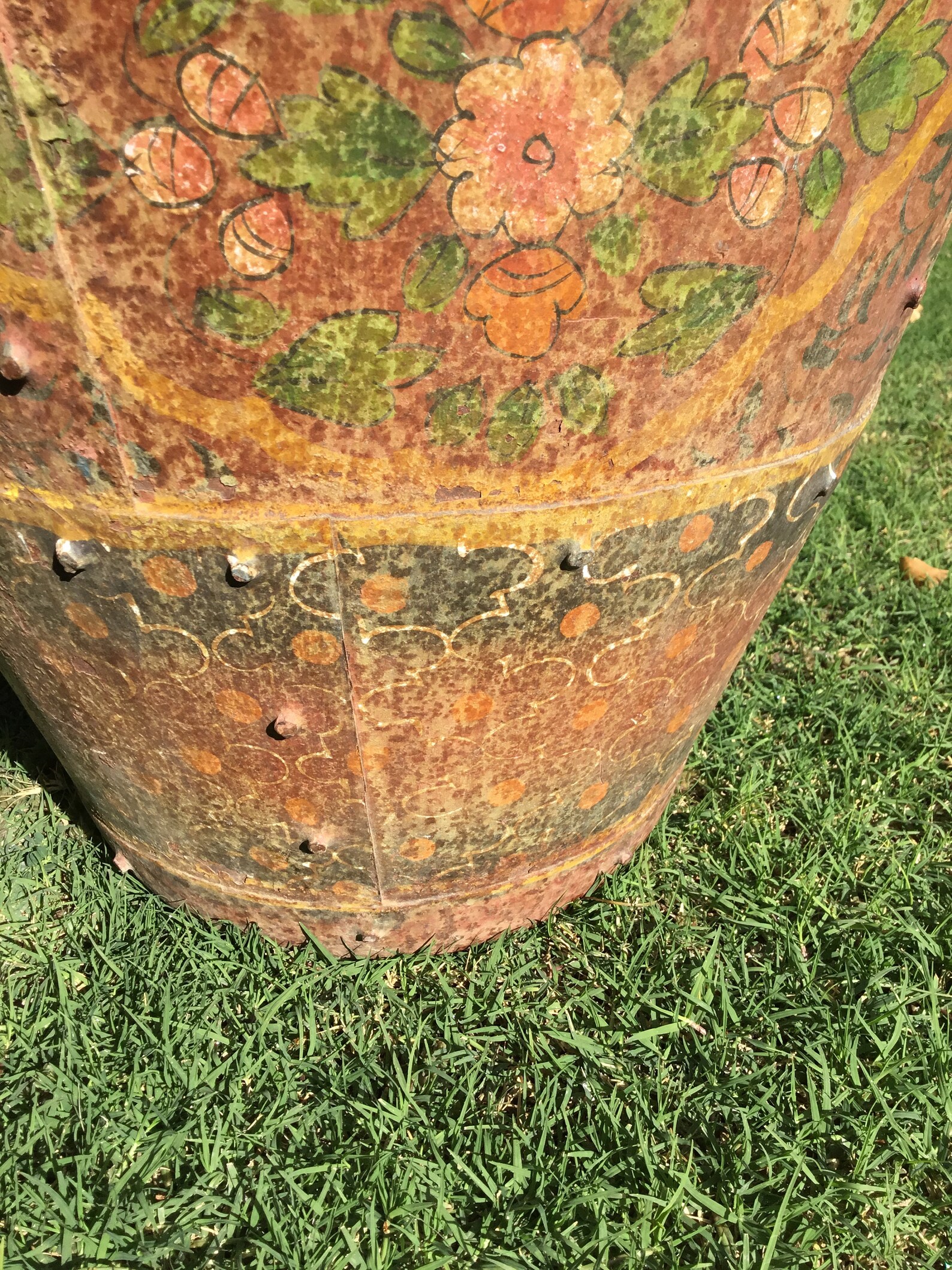 Vintage Indian Metal Handa urn - Etsy