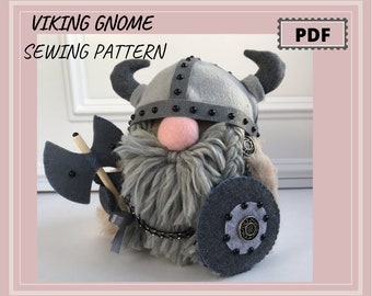 Viking Gnome Pattern | Etsy