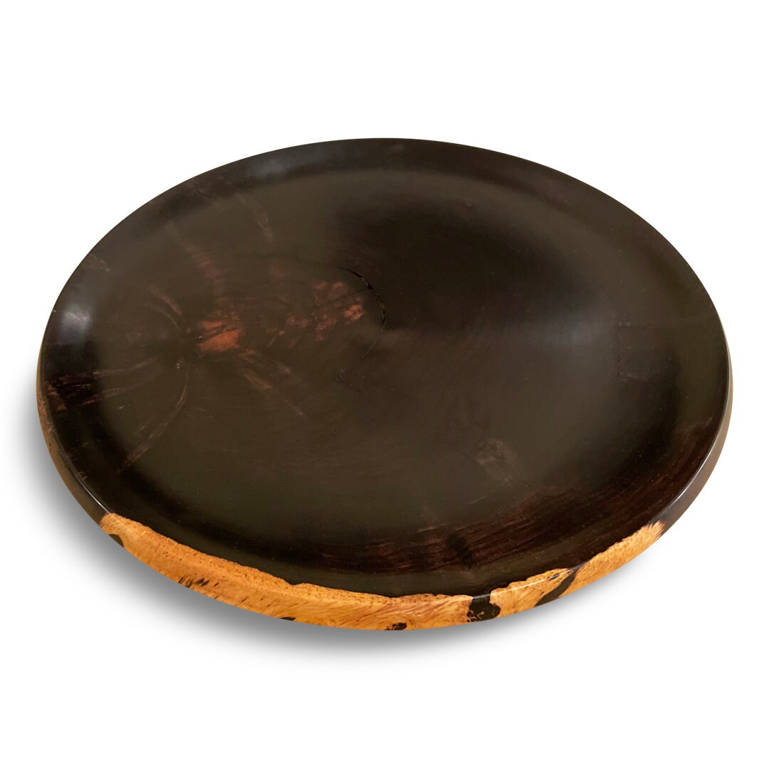 Decorative African Blackwood Plate - Etsy