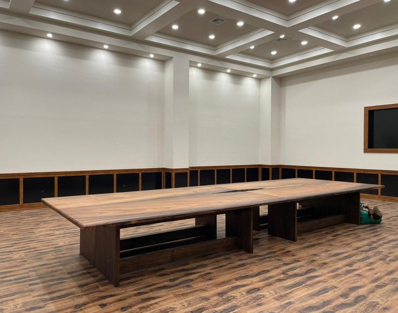 Custom 20ft Monkey Pod Conference Table - Etsy