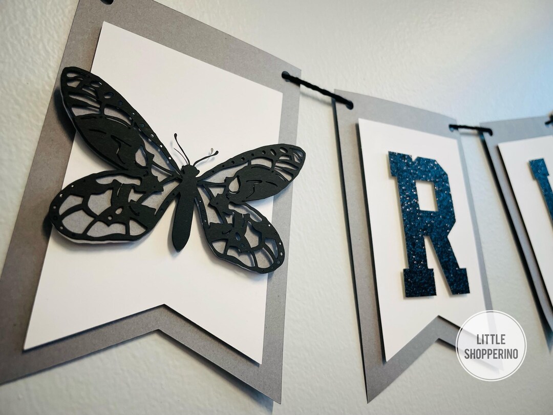 Goth Themed Custom Banner, Personalized Banner, Dark Themed Decor ...