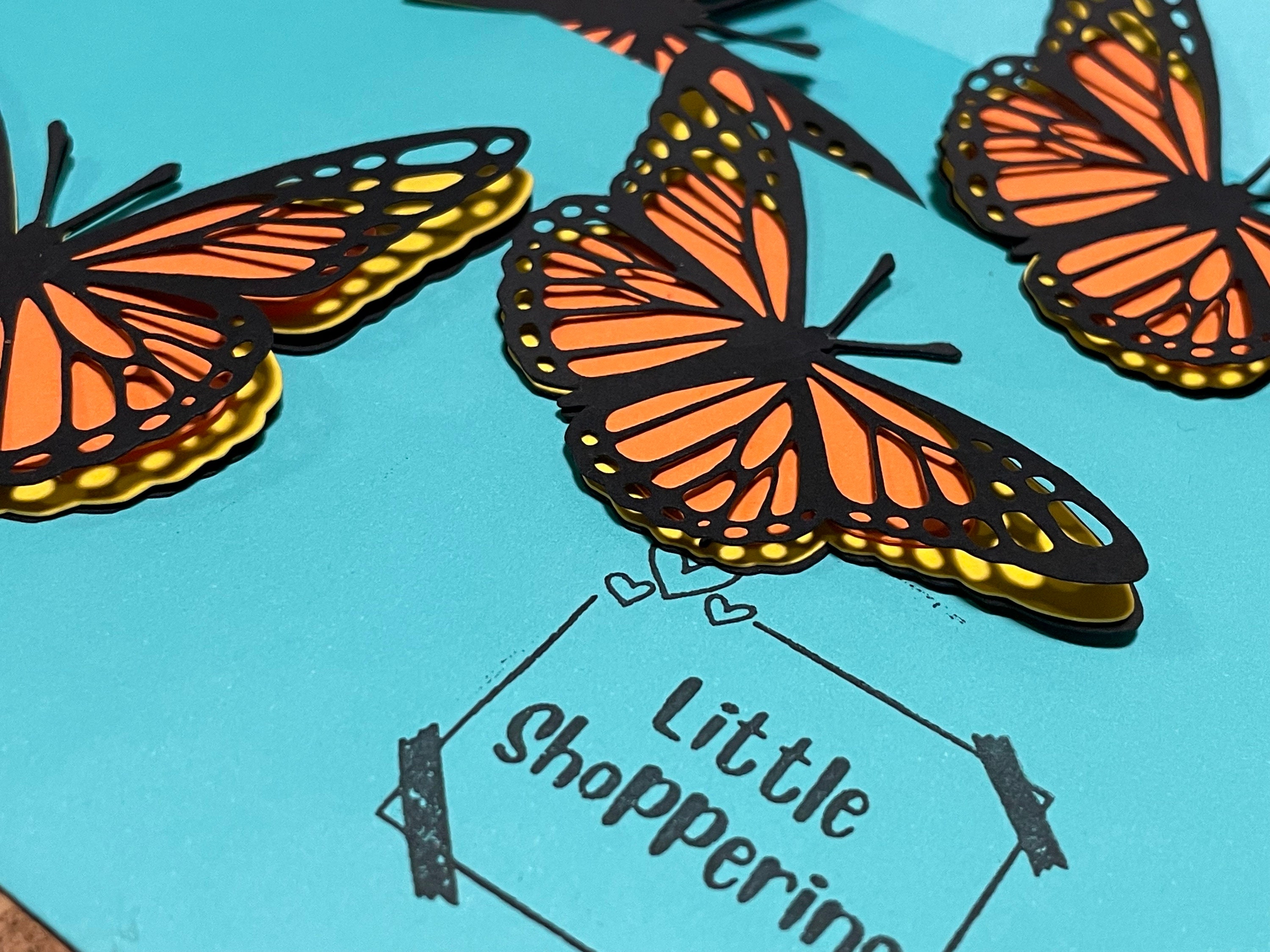3D Butterfly Cutouts, Paper Butterfly, Butterfly Decorations, Mariposas ...