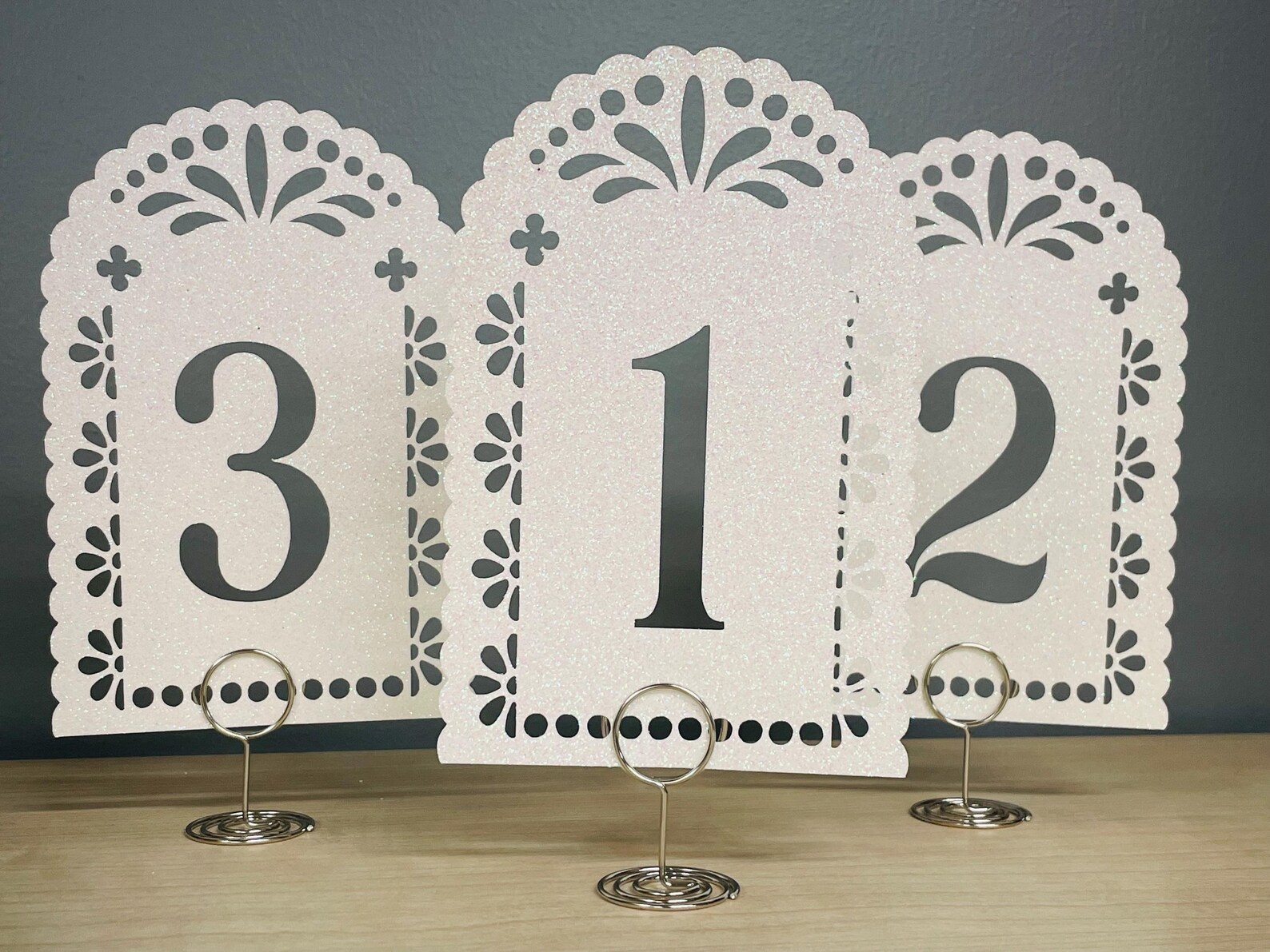 Papel Picado Table Numbers, Mexican Inspired Decorations, Arch Table ...