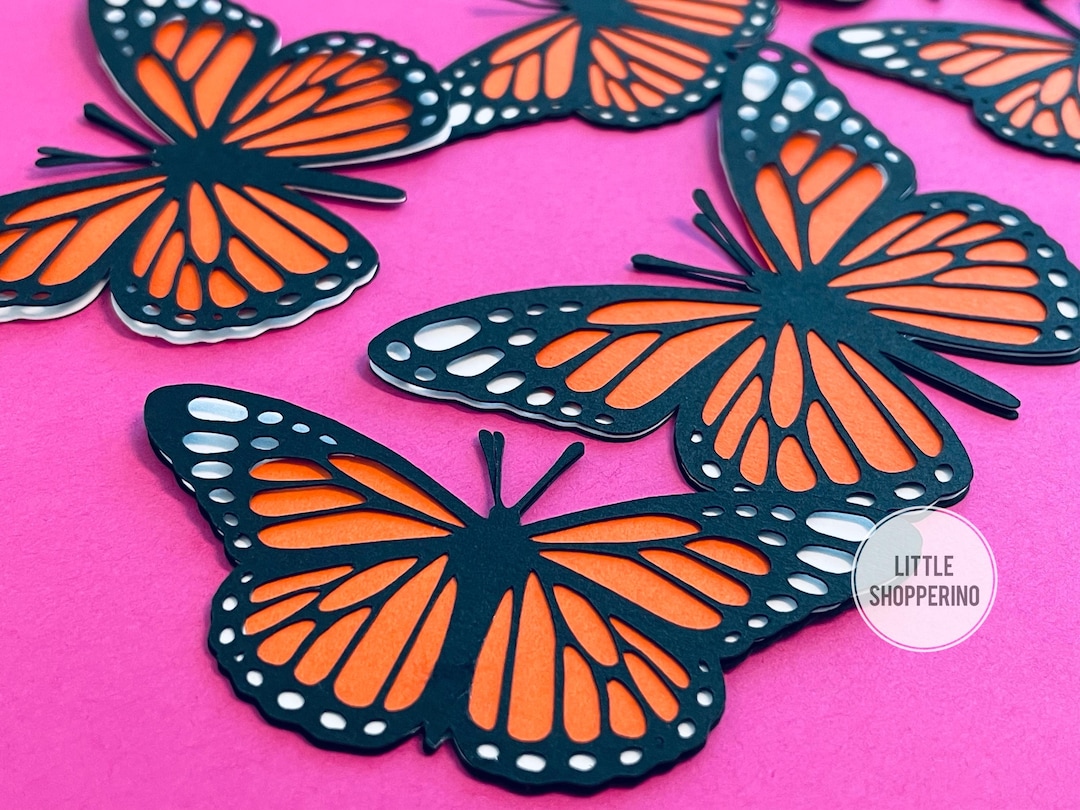 3D Butterfly Cutouts, Paper Butterfly, Butterfly Decorations, Mariposas ...