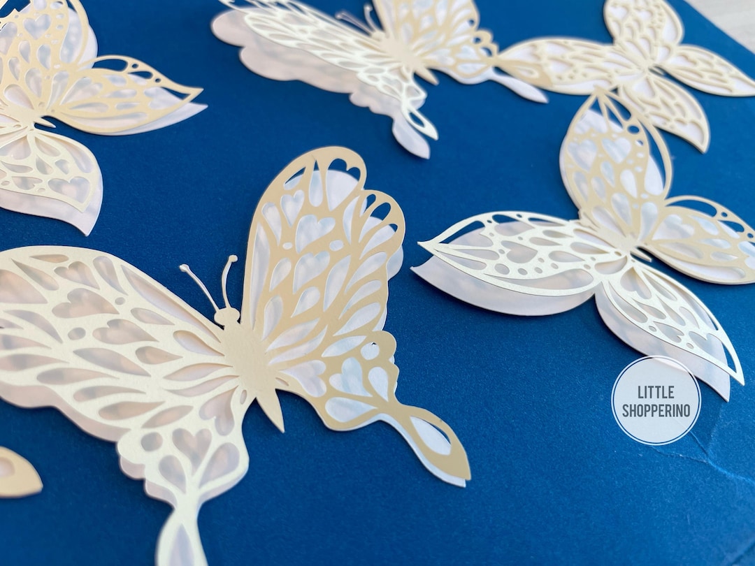 3D Butterfly Cutouts, Paper Butterfly, Butterfly Decorations, Mariposas ...