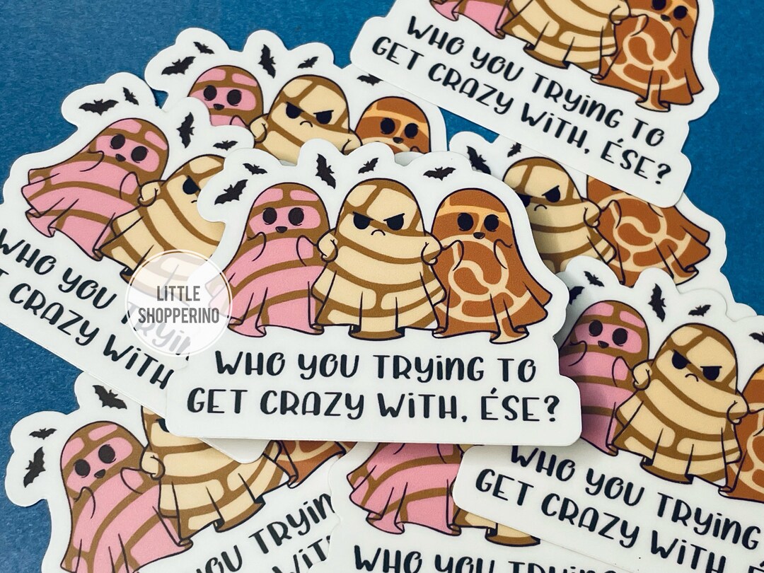 Concha Ghosts Sticker, Pan Dulce Sticker, Concha Sticker, Latin, Who ...