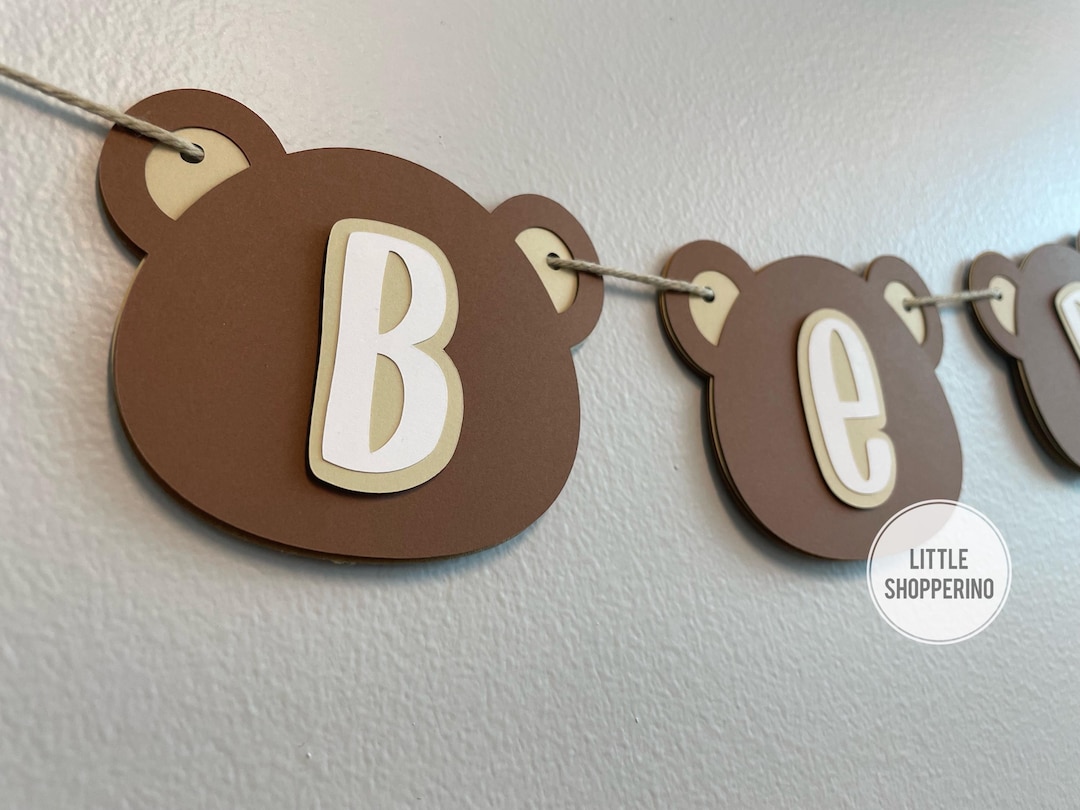 Custom Teddy Bear Banner, Osito Banner, Baby Shower Banner, Party Decor ...