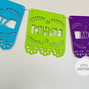 Feliz Cumpleanos Papel Picado Banner: Fiesta Birthday Decor - Etsy