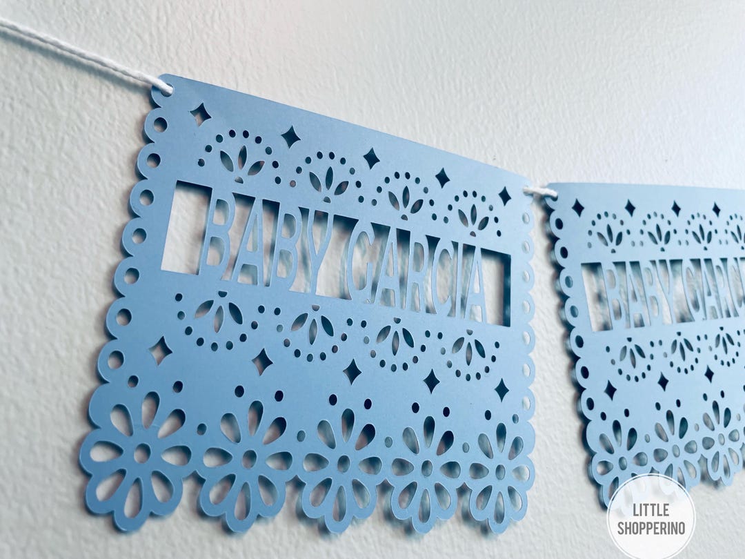 Custom Papel Picado Banner, Personalized Banner, Party Decoration ...