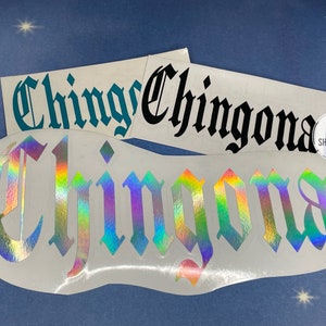 Chingona Decal, Chicana Decal, Mexicana Decal, Spanish Decals, Latina ...